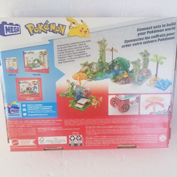 Toys | Mega Pokemon Pokemon Picnic 163 Pcs Hdl8 Eevee And Riolu ...